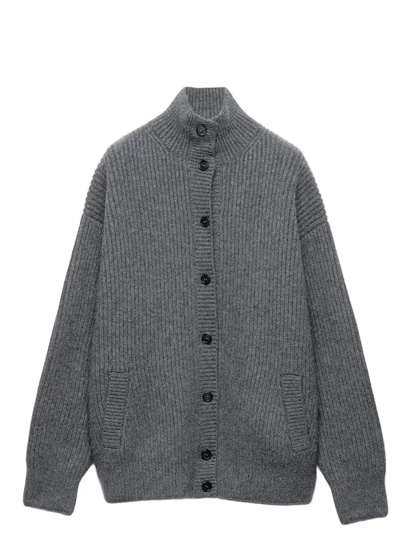 Prada Cashmere Cardigan - Grey