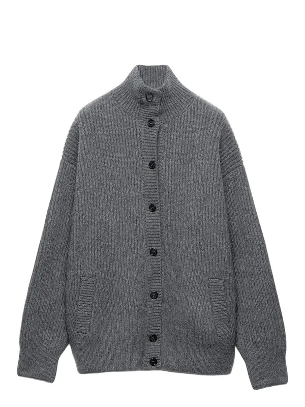 Prada Cashmere Cardigan - Slate Gray