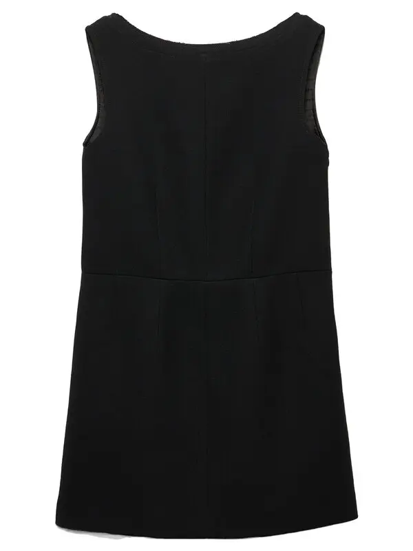 Prada Natté Mini-dress - Black
