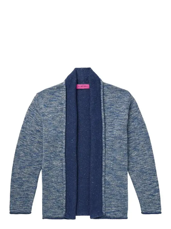 THE ELDER STATESMAN Nomad Space-dyed Cardigan - Blue