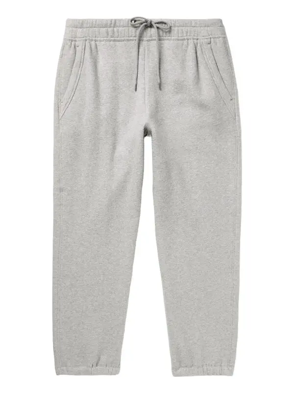 JAMES PERSE Cozy Tapered Cotton-blend Jersey Sweatpants - Gray