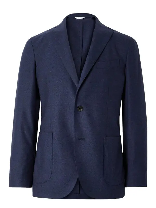 Boglioli Virgin Wool Suit Jacket - Blue