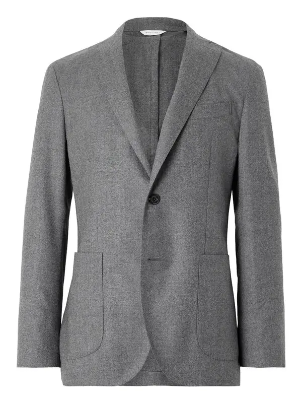 Boglioli Virgin Wool Suit Jacket - Gray