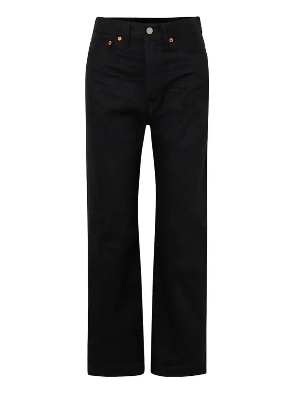 Ralph Lauren High-rise Wide-leg Jeans - Black
