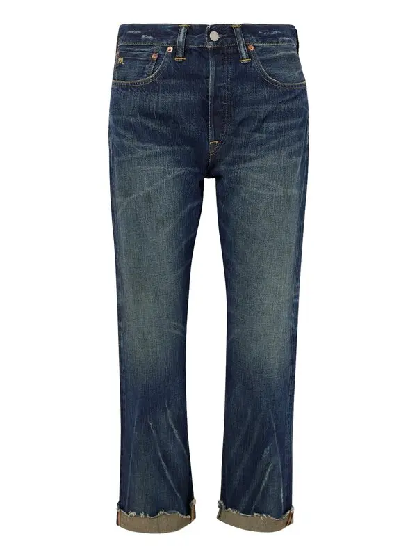Ralph Lauren Cropped Straight-leg Jeans - Blue