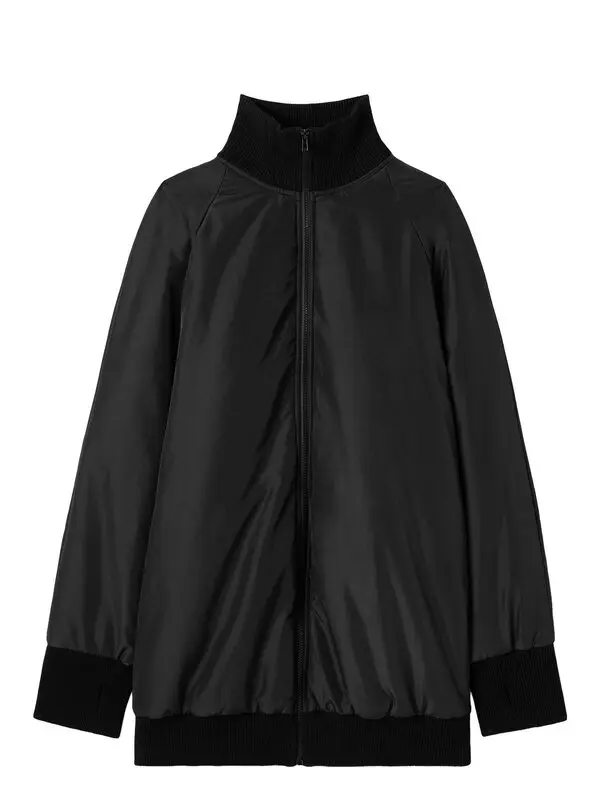 Norma Kamali Oversized Padded Bomber Jacket - Black