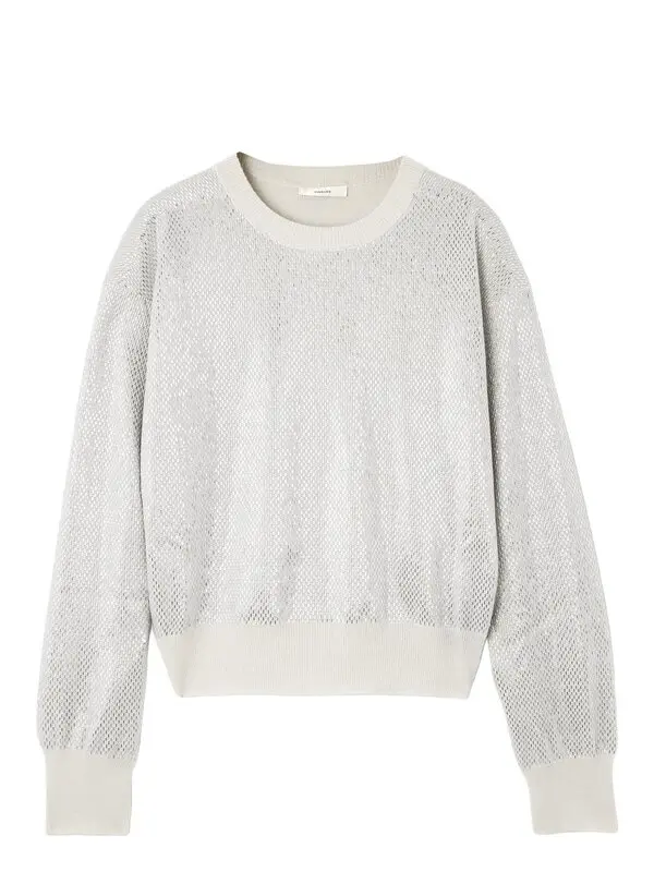 HAIKURE Kir Embellished Wool Sweater - Neutrals