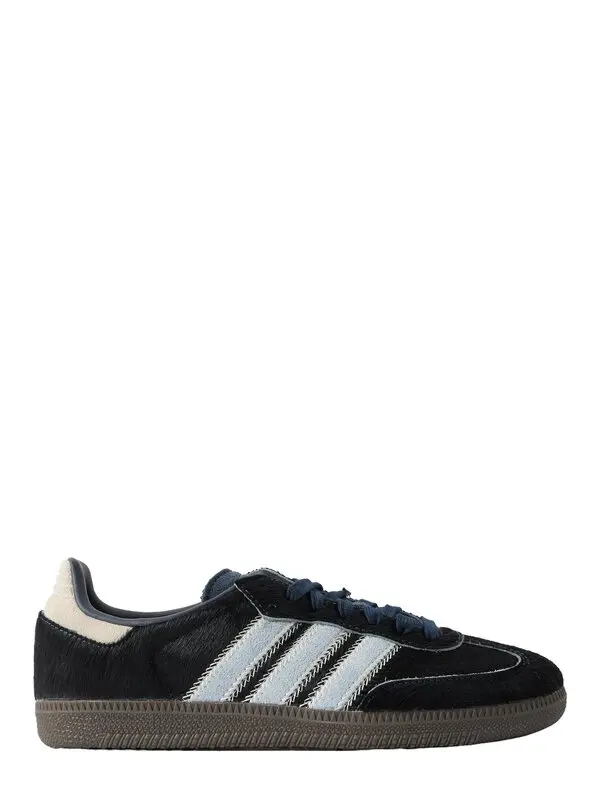 Adidas Originals By Alexander Wang Samba Og Calf Hair Sneakers - Blue