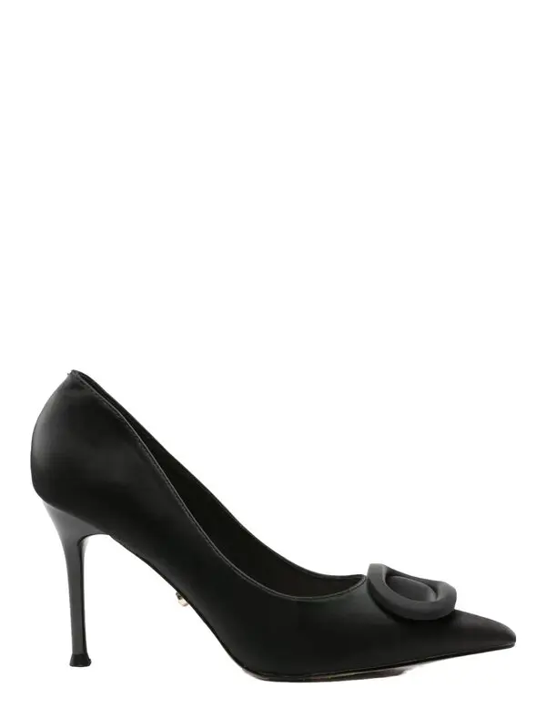 TWENTY FOURHAITCH Buckle-detail Pointed Pumps - Black