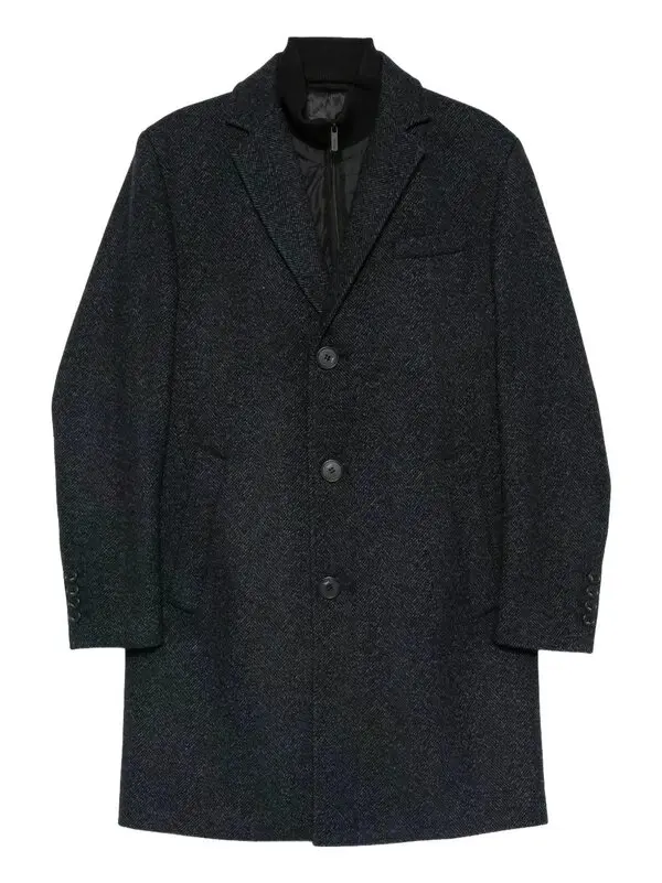 Karl Lagerfeld Single-breasted Coat - Blue