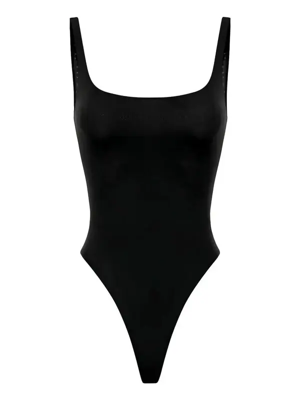 Elisabetta Franchi Open-back Bodysuit - Black