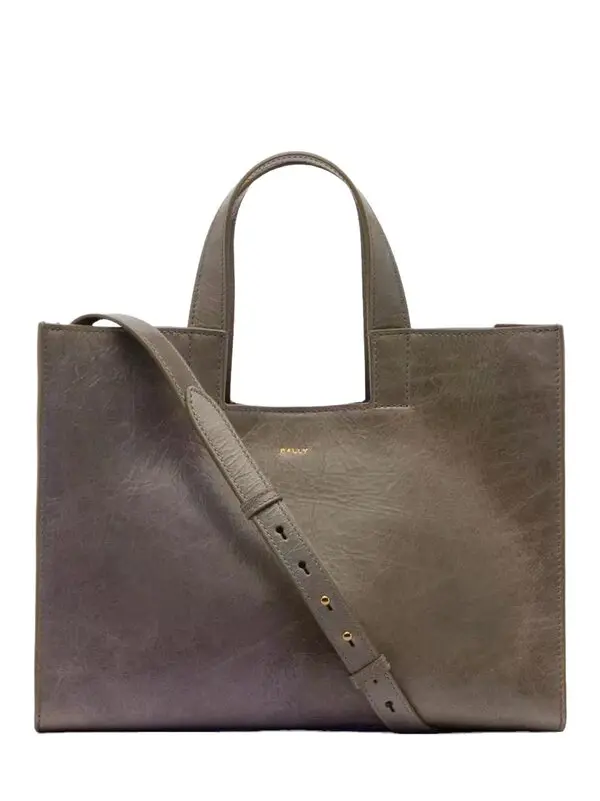 Bally Leather Tote Bag - Brown