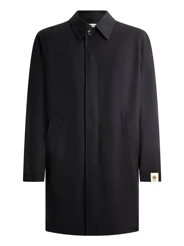 Bally Buttoned Parka - Blue