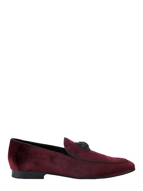 Kurt Geiger Hugh Velvet Loafers - Wine