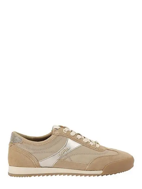 Carvela Costa Suede And Mesh Trainers - Beige