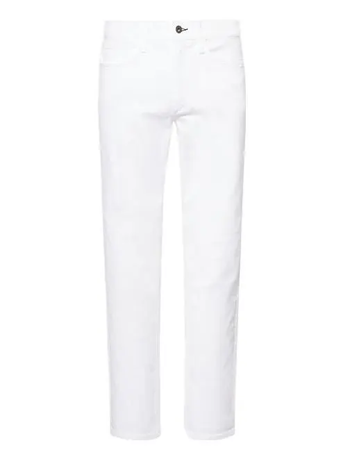Rag & Bone Fit 2 Authentic Tapered-leg Jeans - Optic White