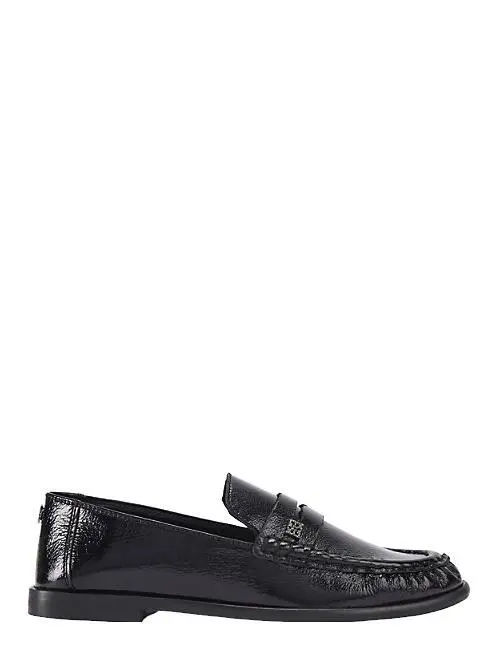 Kurt Geiger Mae Leather Loafers - Black
