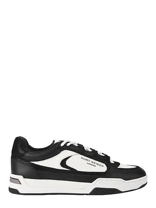 Kurt Geiger Kingsland Leather Trainers - Blk/white
