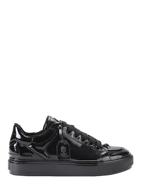 Kurt Geiger Southbank Tag Leather Trainers - Black
