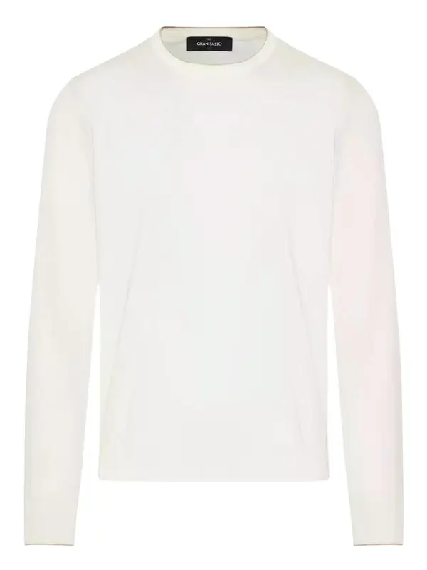 GRAN SASSO Crew-neck Sweater - White