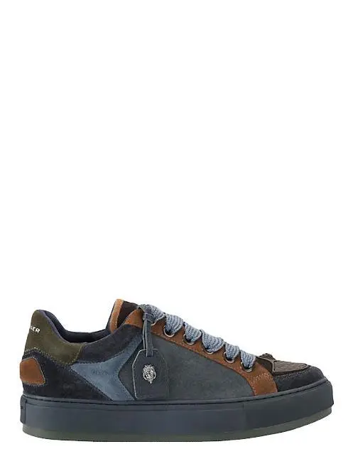 Kurt Geiger Southbank Suede Trainers - Blue/drk.c