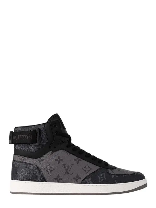 LOUIS VUITTON Rivoli High-top Sneakers Eclipse Monogram - Grey
