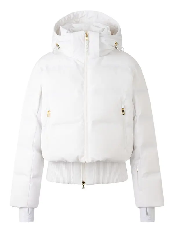 Bogner 2-in-1 Down Ski Jacket - White