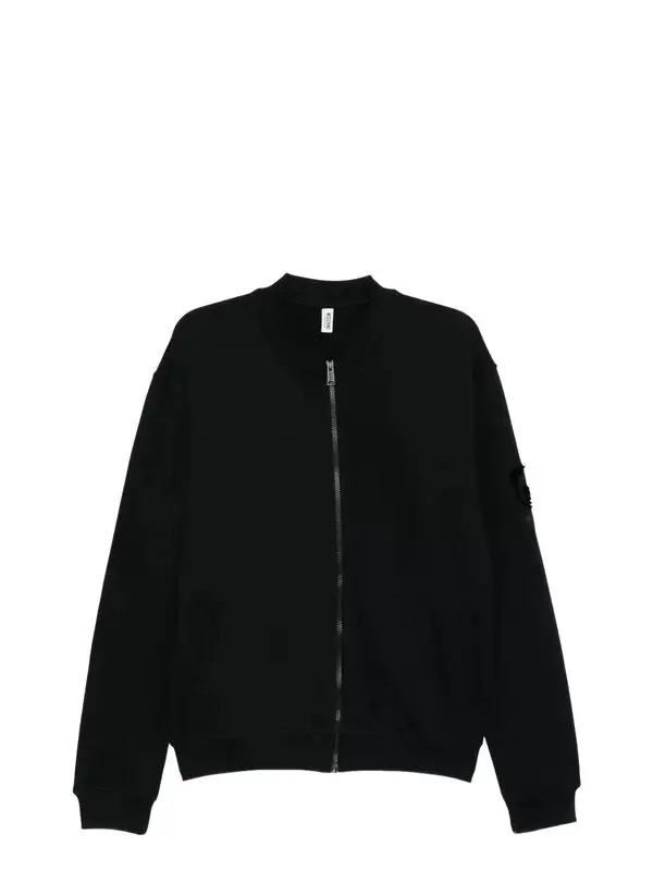 Moschino Zip-up Sweatshirt - Black