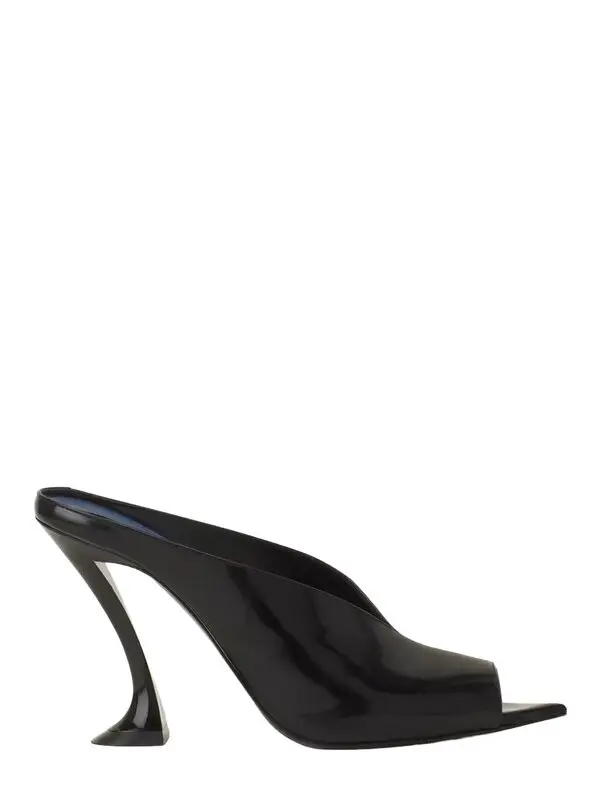 LANVIN Sculpted-heel Sandals - Black