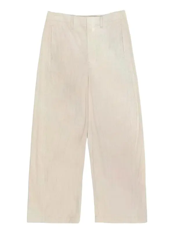 Bimba Y Lola Corduroy Cotton Trousers - Neutrals