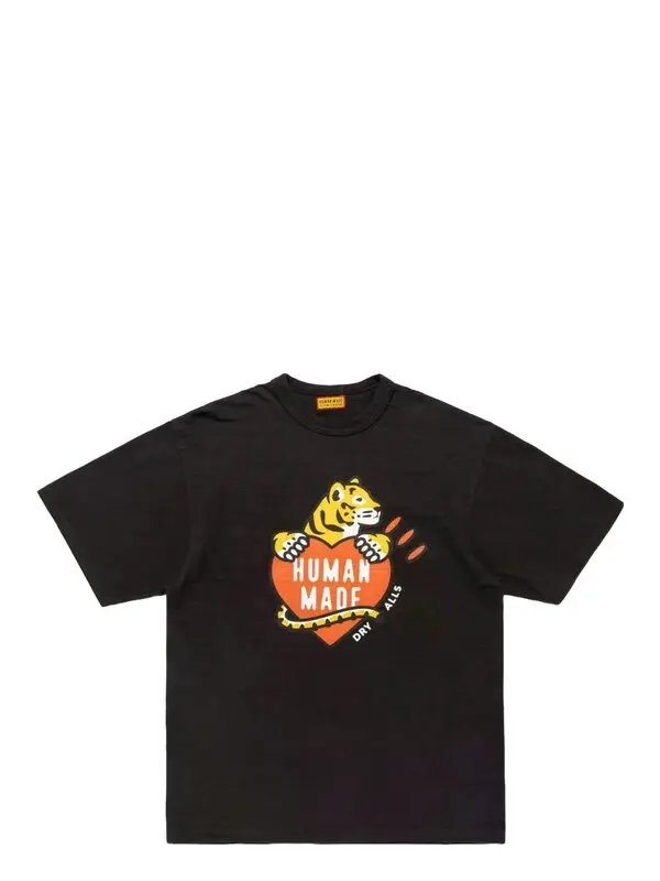 HUMAN MADE Tiger Heart T-shirt - Black
