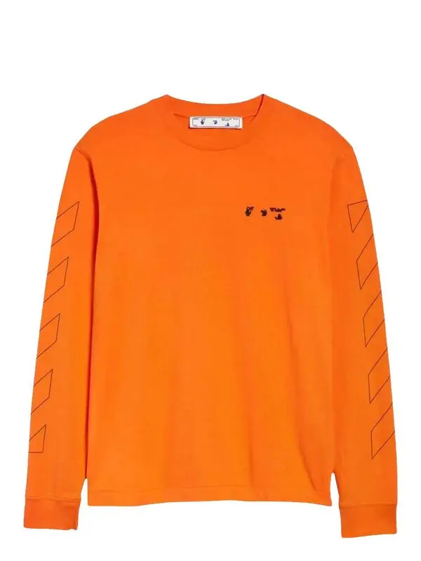 Off-White Arrows Long-sleeve T-shirt - Orange