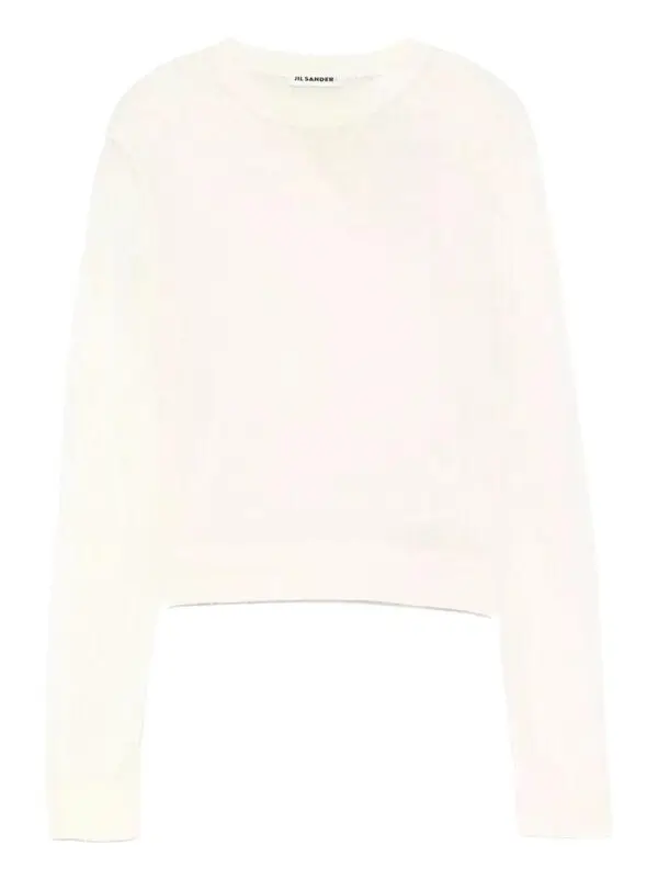 JIL SANDER Cropped Top - Neutrals