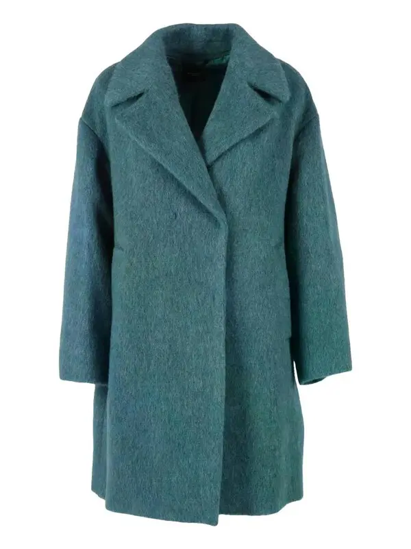 Max Mara Rada Double-breasted Coat - Blue