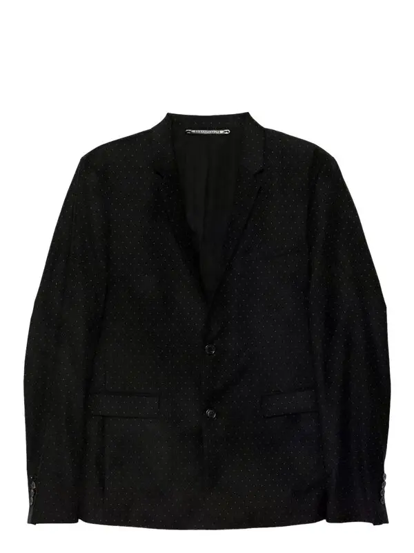 KRIS VAN ASSCHE Micro Polka-dot Blazer - Black