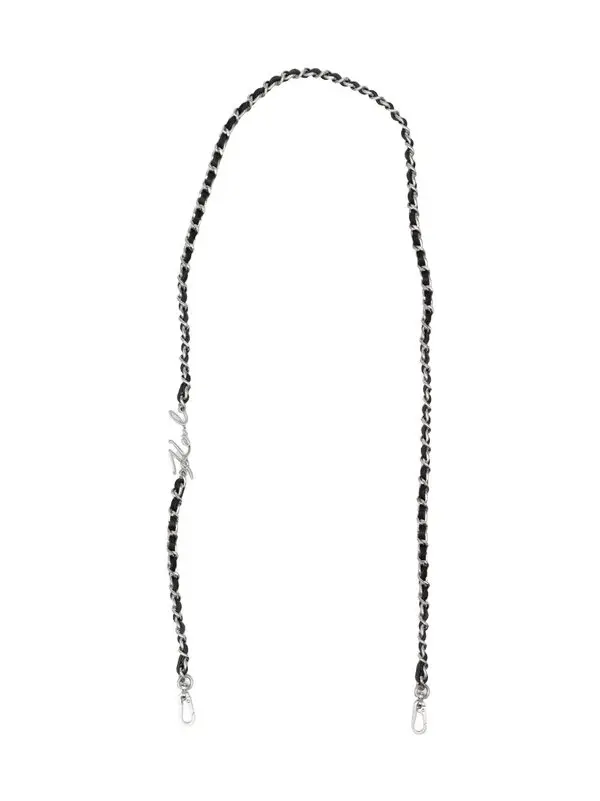 Karl Lagerfeld K/signature Chain Strap - Black