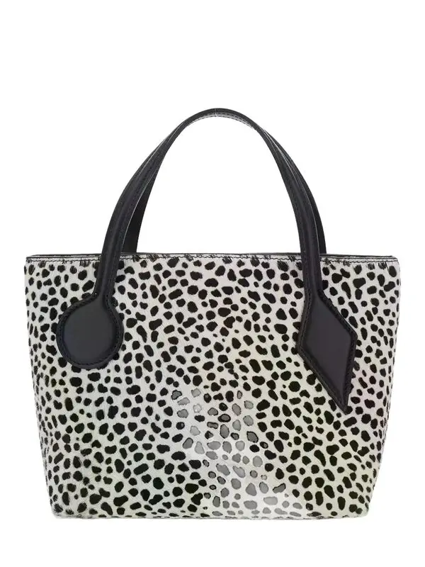 LIFFNER Mini Dalmatian-print Tote Bag - Black