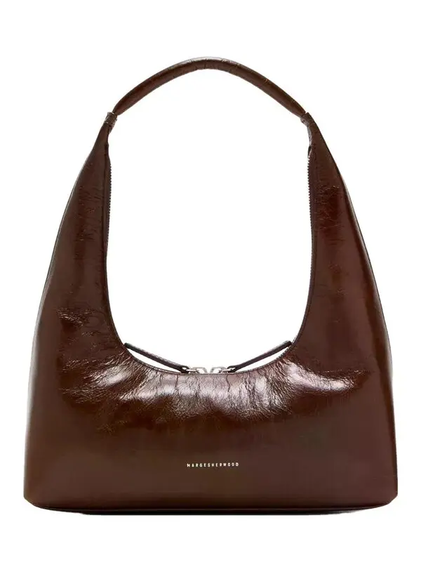 MARGESHERWOOD Hobo Zip-fastening Shoulder Bag - Brown