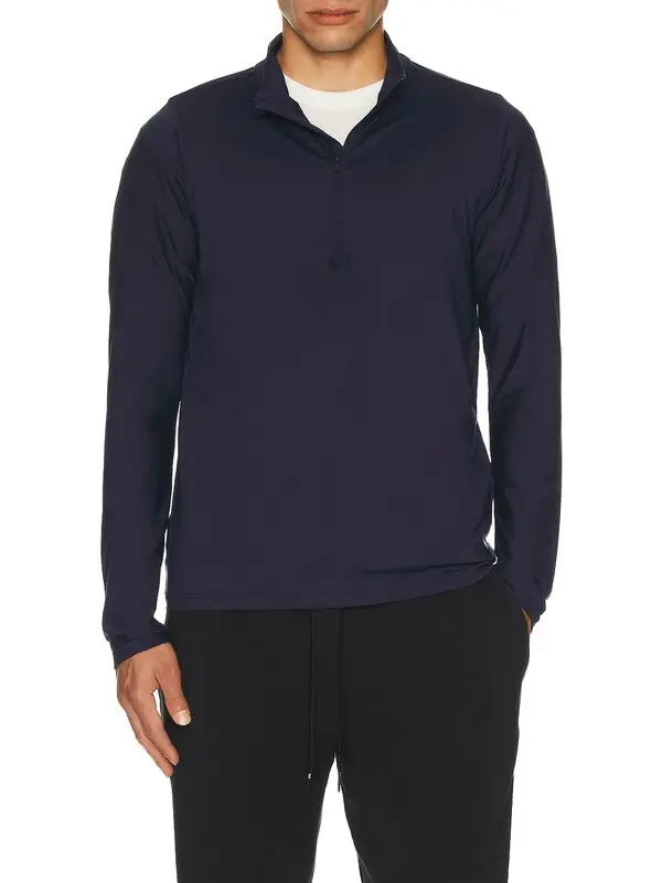 The North Face Dune Sky 1/4 Zip Sweater - Summit Navy
