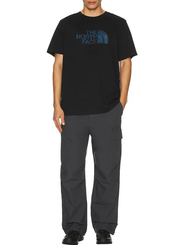 The North Face Evolution Regenerative Ink Half Dome Tee In Black - Tnf Black