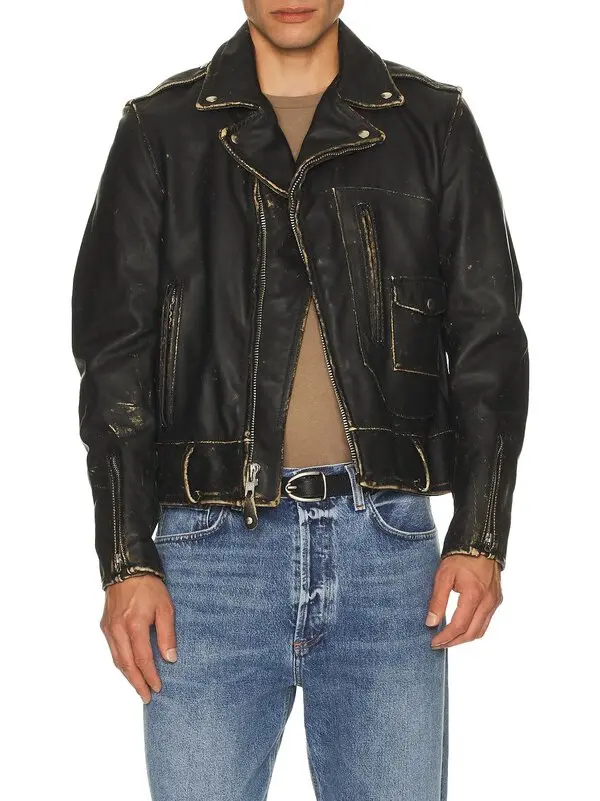 SCHOTT Vintage Bikeriders Jacket - Black