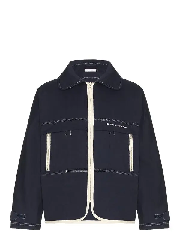 POP TRADING COMPANY City Jacket - Navy