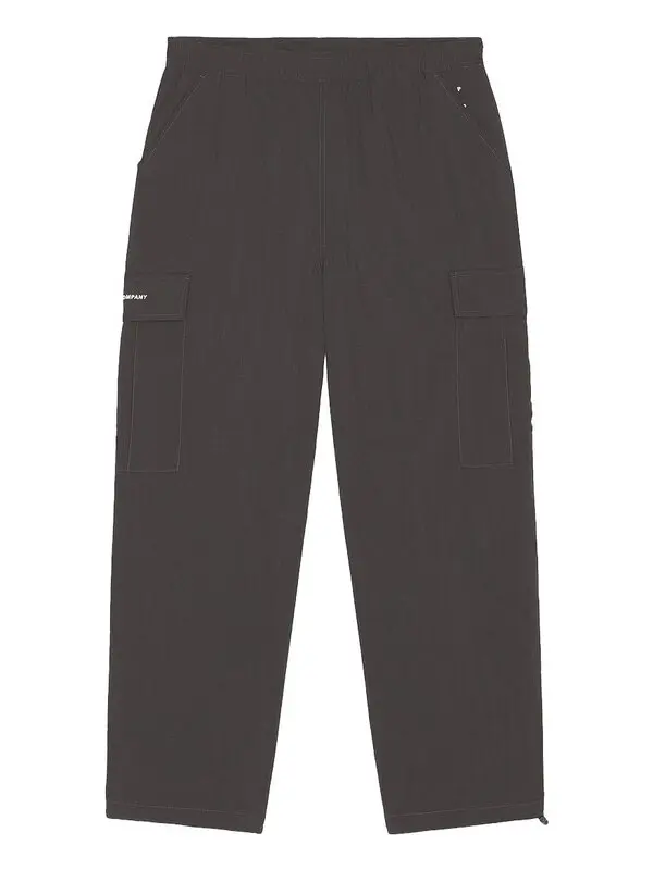 POP TRADING COMPANY Cargo Track Pants - Charcoal