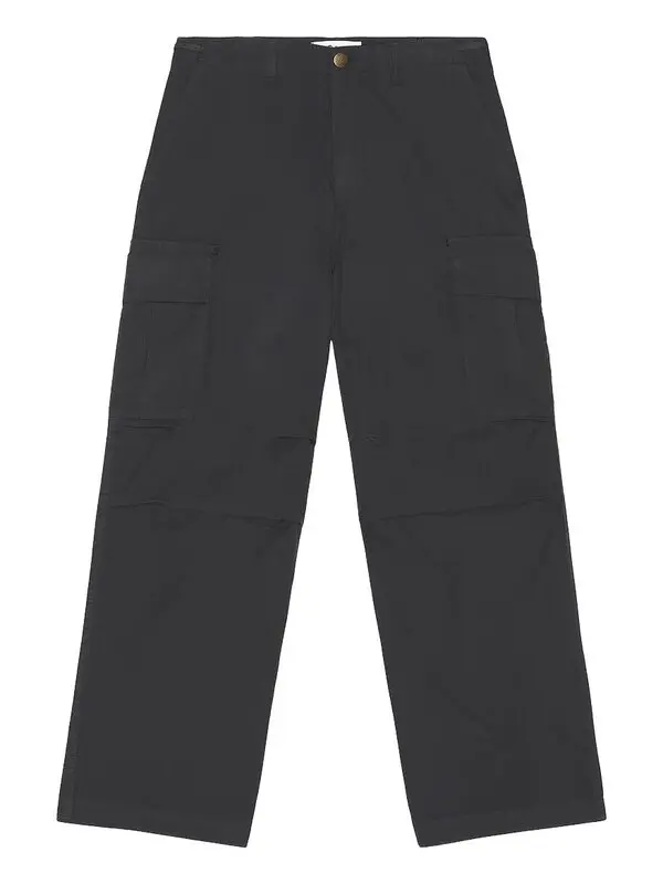 PALMES Ripstop Cargo Trousers - Charcoal