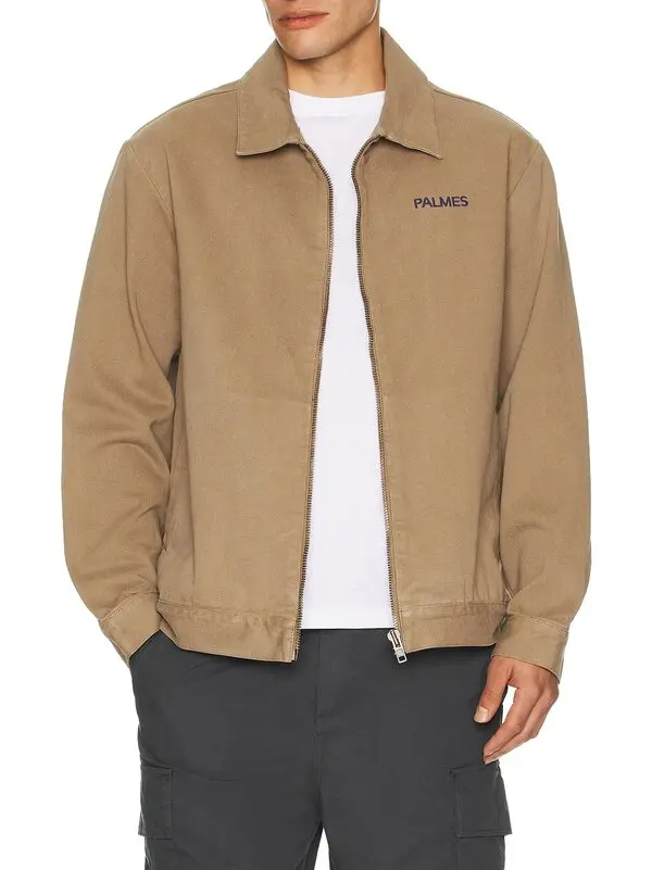 PALMES Forever Zip Jacket - Fossil
