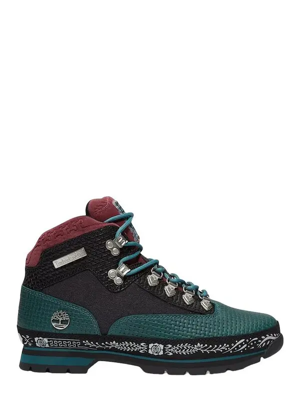 Timberland Euro Hiker Mid Lace Up Dia De Los Muertos - Teal