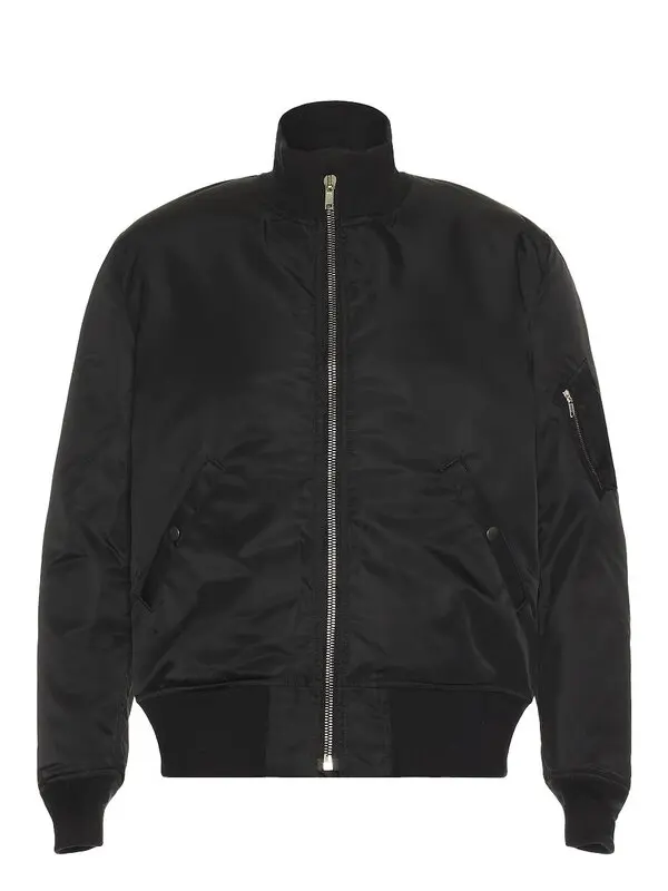 Rick Owens Tankers Flight Jacket - Black