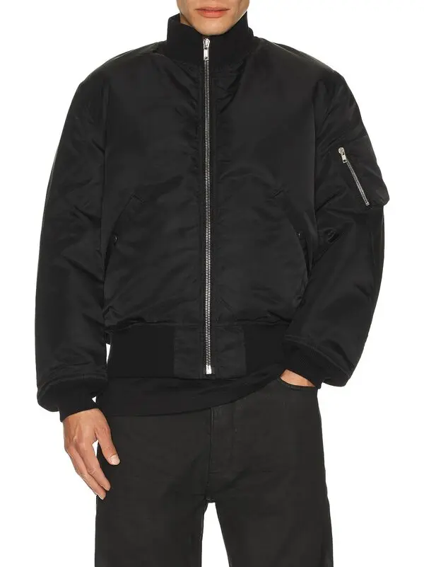 Rick Owens Tankers Flight Jacket - Black
