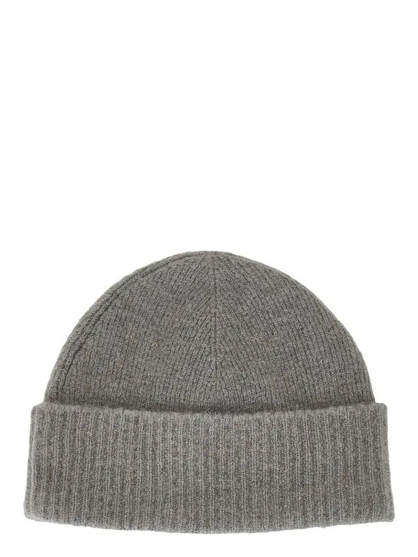 Ami Beanie - Grey & Off-white