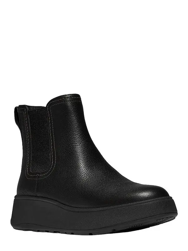 Fitflop F-mode Stitch Leather Chelsea Boots - Black